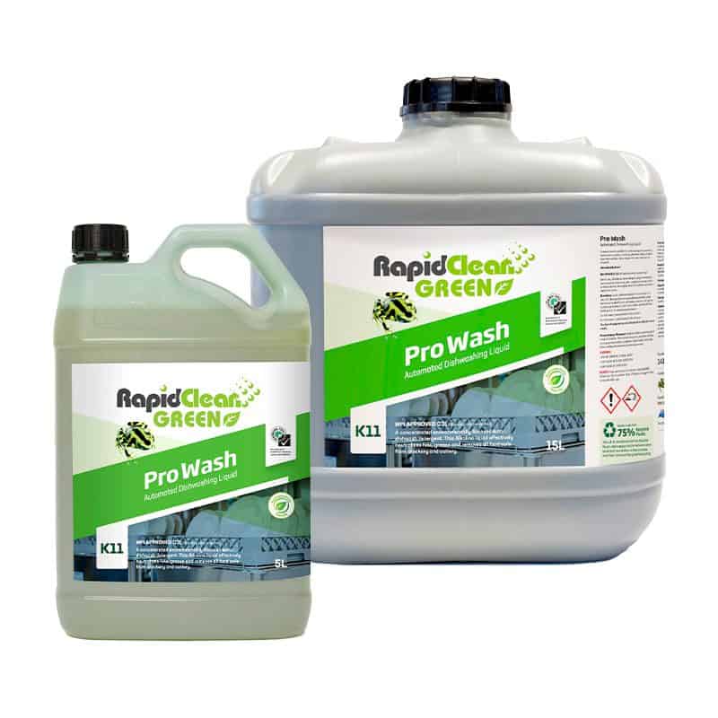 RAPIDCLEAN GREEN PRO WASH AUTO DISHWASHING LIQUID 5LTR – Commercial ...
