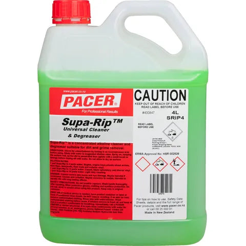 PACER SUPA-RIP UNIVERSAL CLEANER & DEGREASER 4L - PICK UP ONLY ...